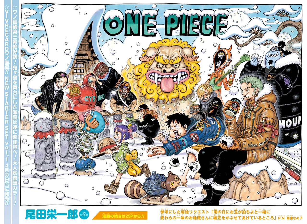 One Piece | Vídeo mostra Eiichiro Oda desenhando a capa colorida do ...