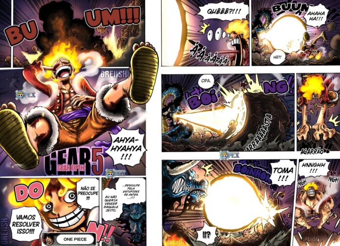 Olha como ficou! One Piece revelou o despertar e o Gear 5 de Luffy no ...