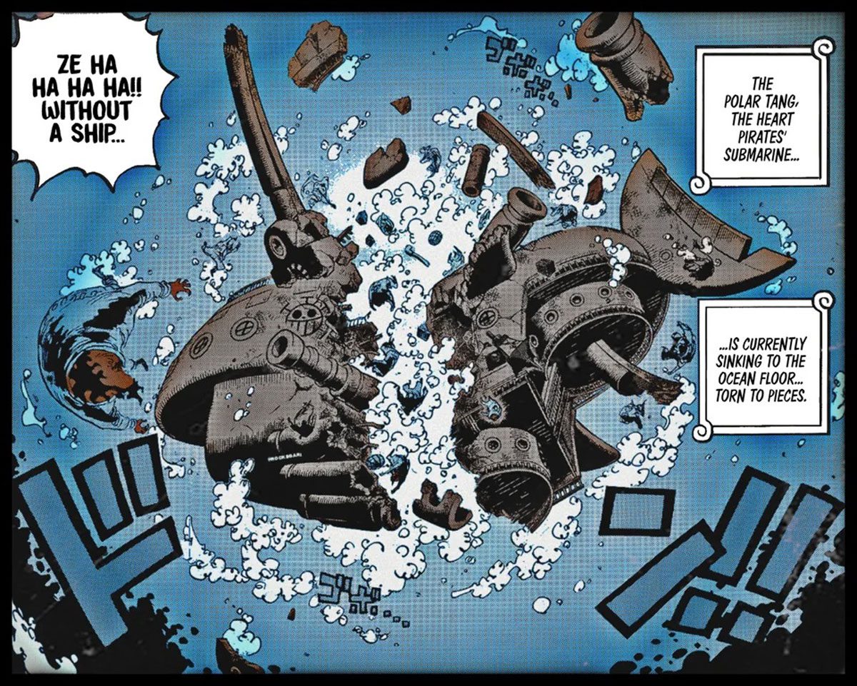 One Piece | Tudo sobre o Polar Tang, o submarino de Trafalgar Law e seu ...