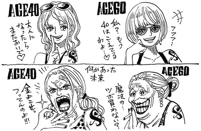 One Piece | Todos os personagens que Oda já desenhou mais velhos | Geekdama