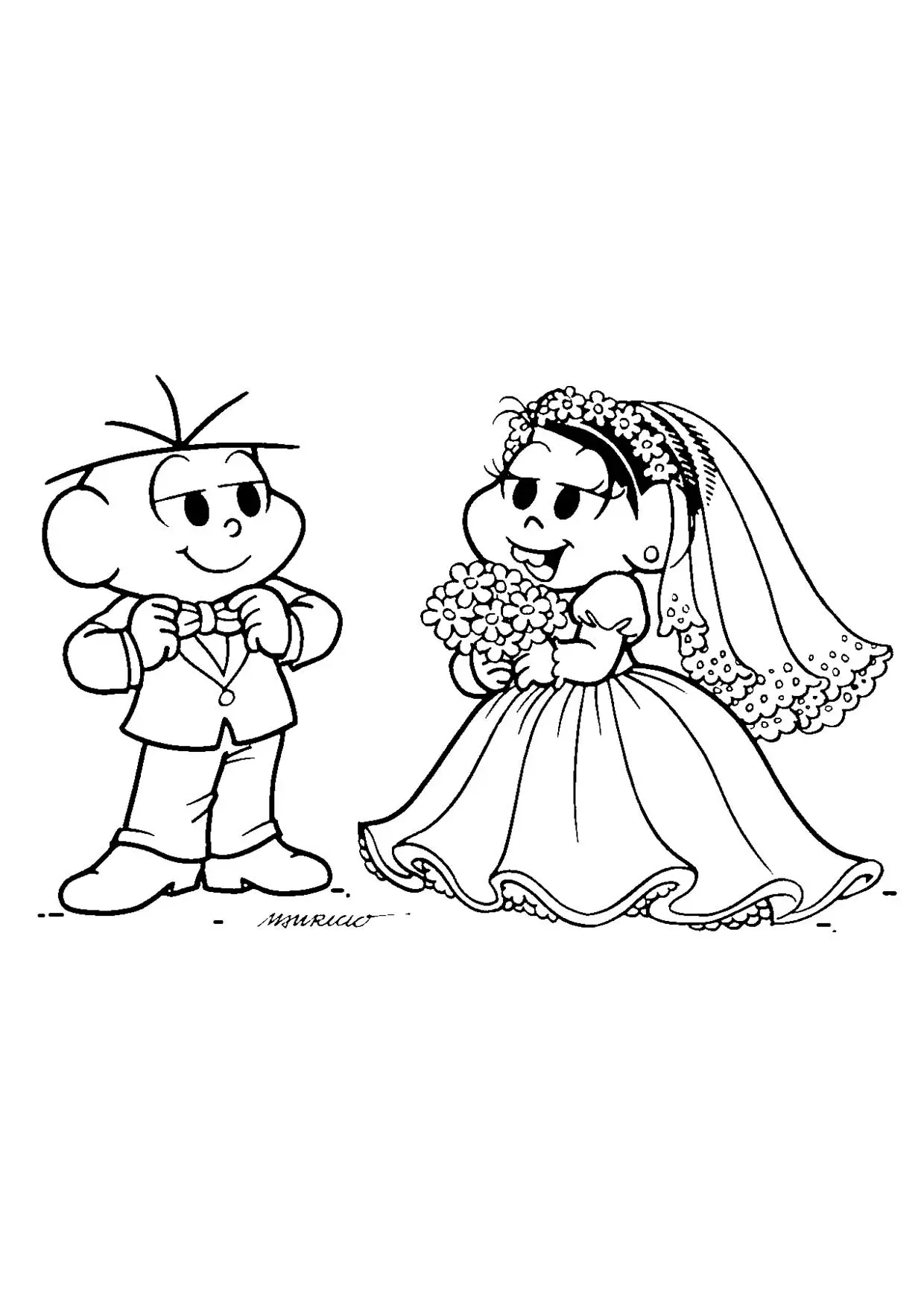 Turma Da Monica Para Colorir Desenhos Para Colorir