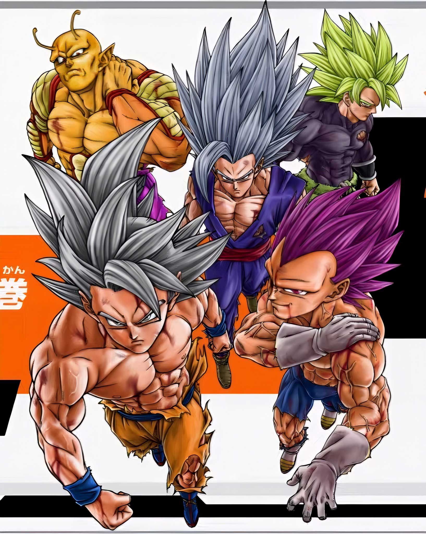 Dragon Ball Super | Capa do volume 24 do mangá destaca Goku, Vegeta, Gohan, Piccolo e Broly em ...