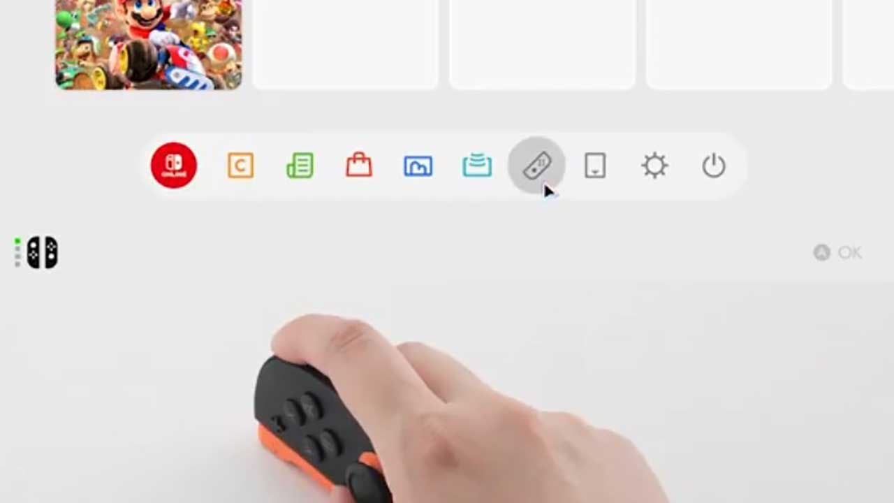 Nintendo Switch 2 permitirá navegar pelos menus com controles de mouse ...