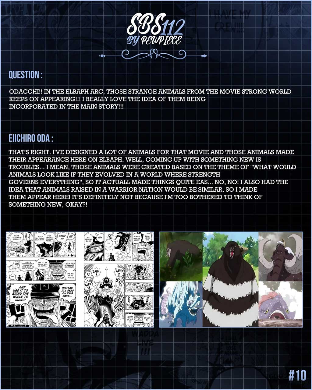 One Piece | As principais perguntas do SBS do volume 112 do mangá ...