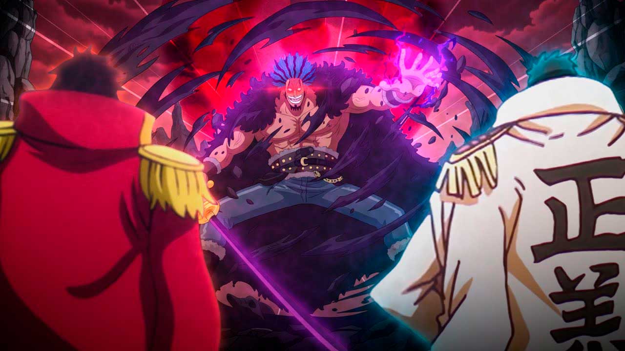 O momento mais esperado de God Valley! Garp e Roger encaram Rocks em ...